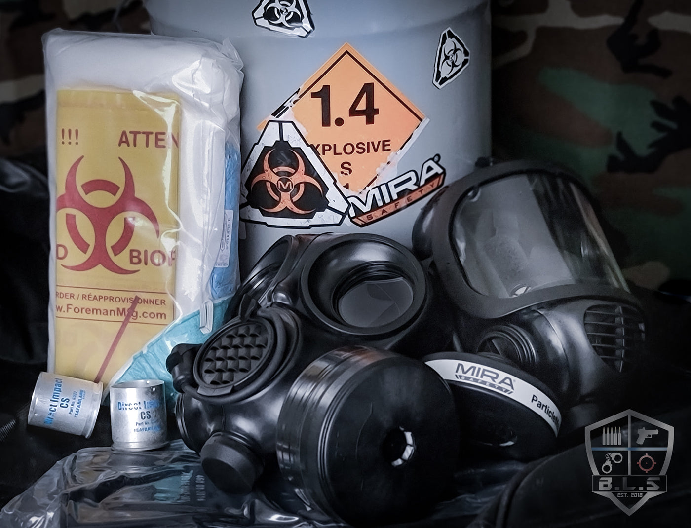 Gas Mask Filters For Complete CBRN Threat Protection – MIRA Safety