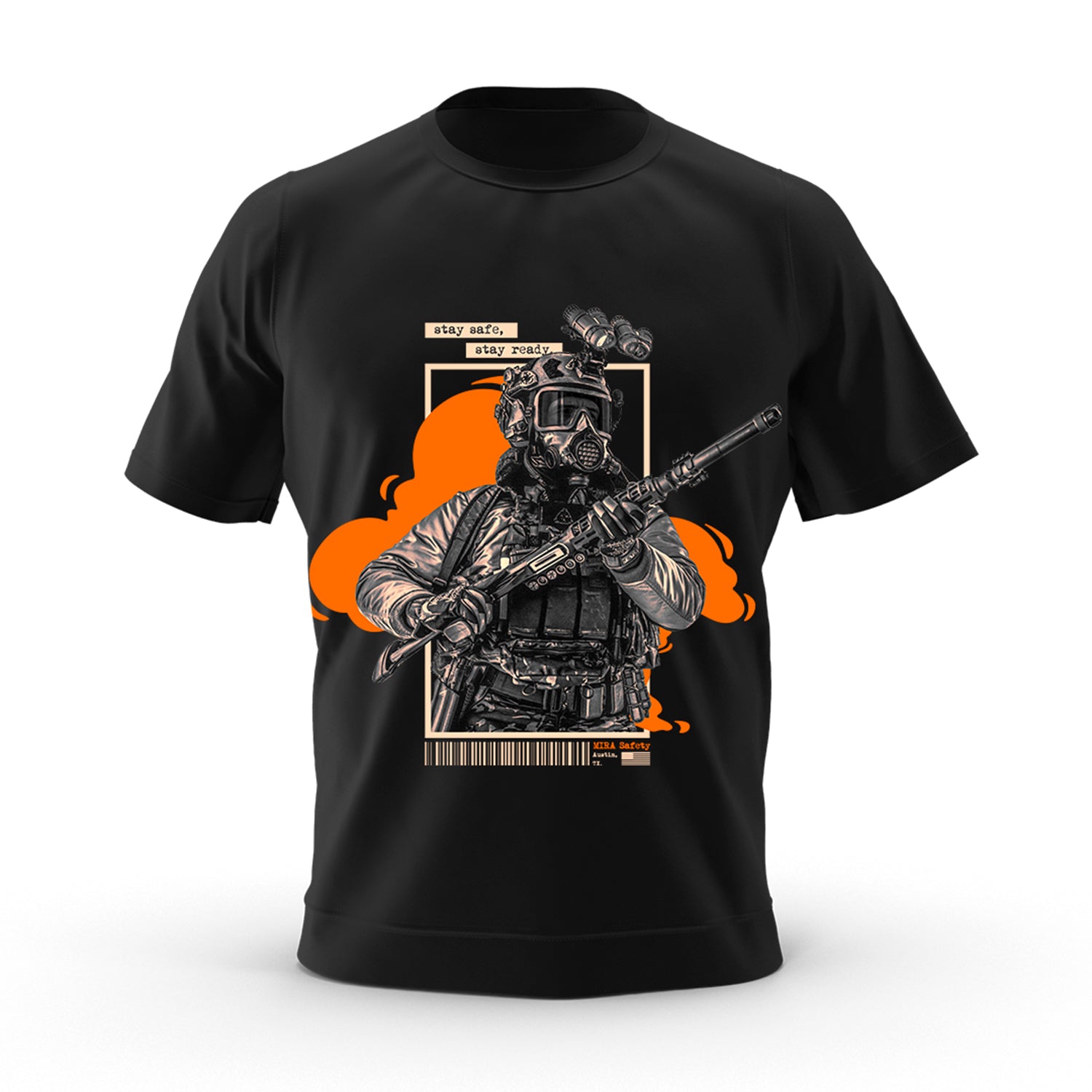 STAY SAFE, STAY READY MIRA Safety T-Shirt | MIRA Merch