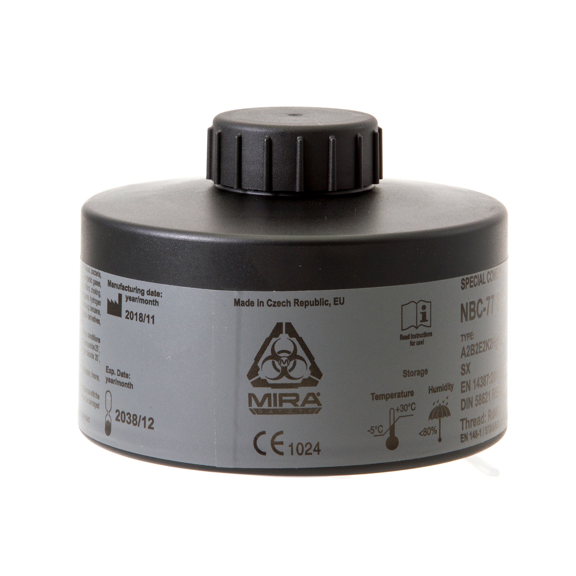 NBC-77 SOF 40mm NATO Filter | MIRA Safety CBRN Filter
